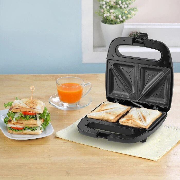 Sandwich-maker Vitek VT-7147, 750W, metal plastic, negru - eMAG.ro