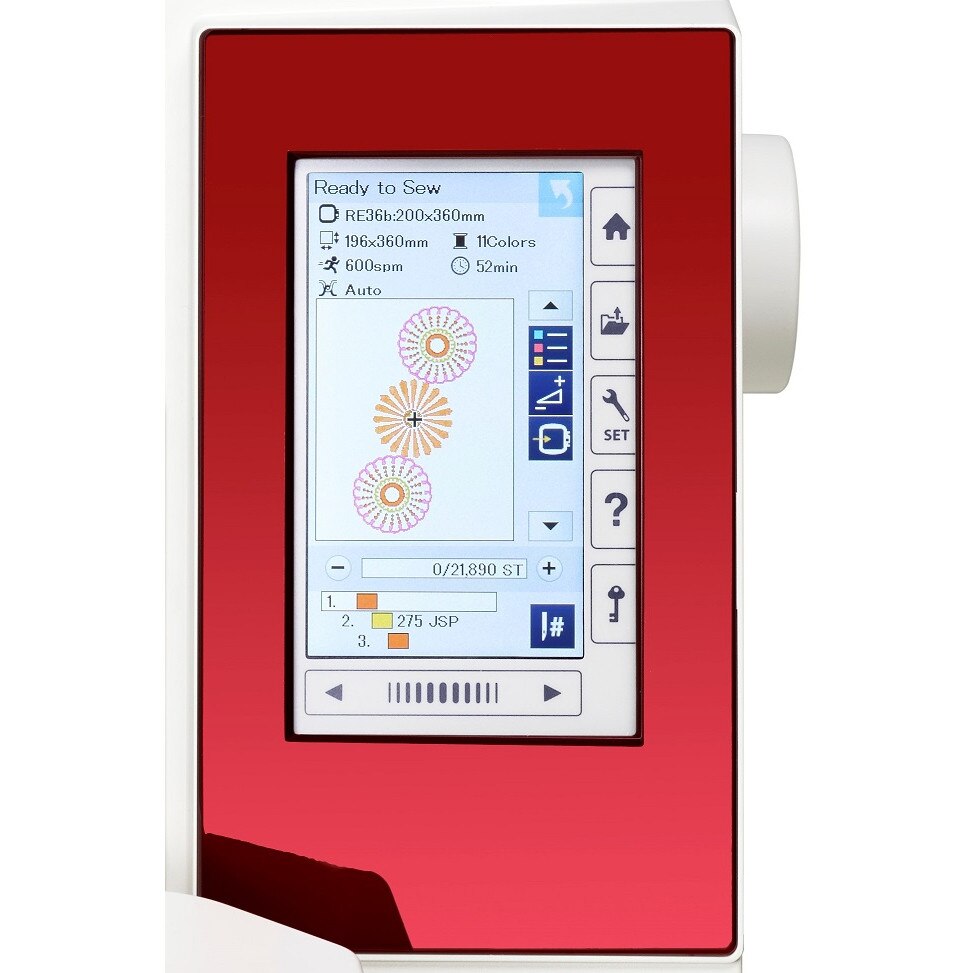 Masina de brodat Elna eXpressive 830L, arie de brodare 36x20cm, 180 ...