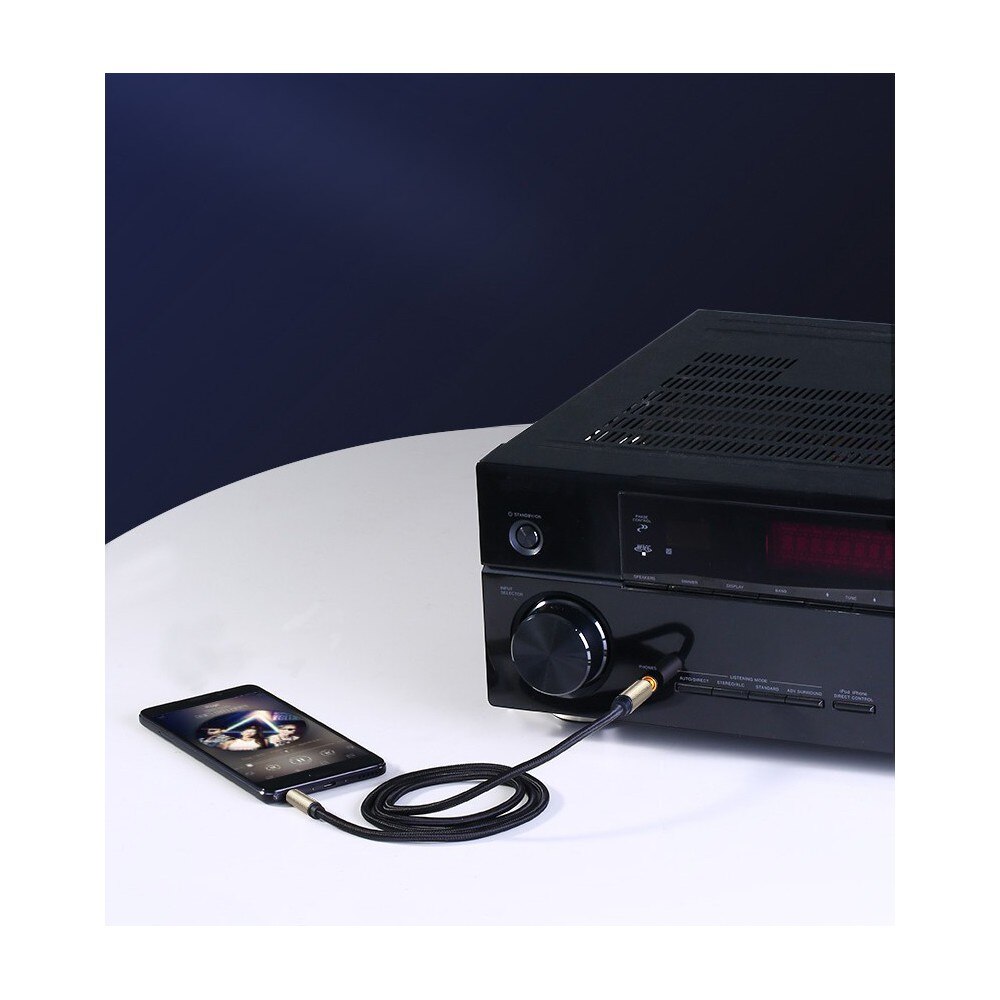 Cblu audio jack 3.5mm male la 6.3 5mm male 3 m Negru - eMAG.ro
