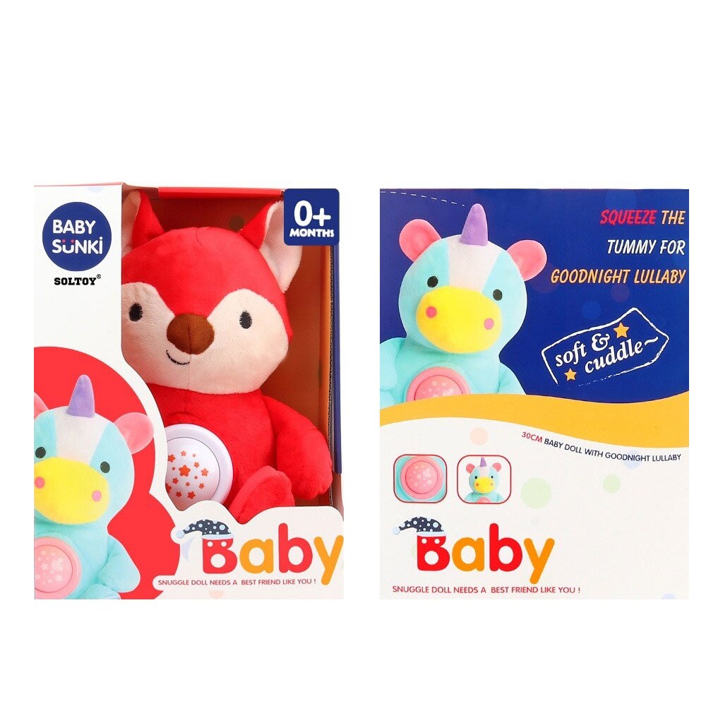Jucarie de plus SOLTOY® Sunki Vulpita cu sunete linistitoare si ... Jucarie de plus SOLTOY® Sunki Vulpita cu sunete linistitoare si ...
