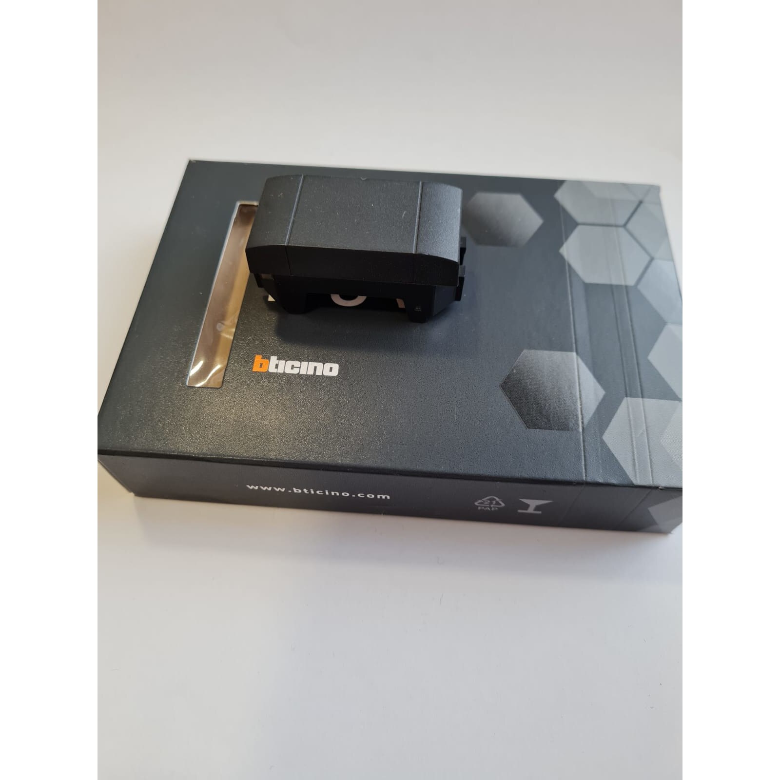 Tasta falsa, Bticino, Living Light, 1M, Negru Antracit, L4950 - eMAG.ro