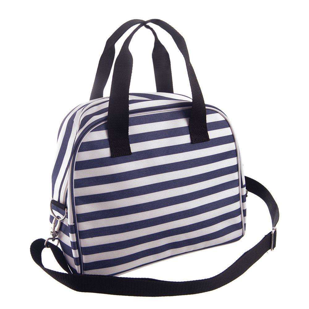 Geanta termica, Orion, Poliester, 4 L, Albastru/Alb - eMAG.ro