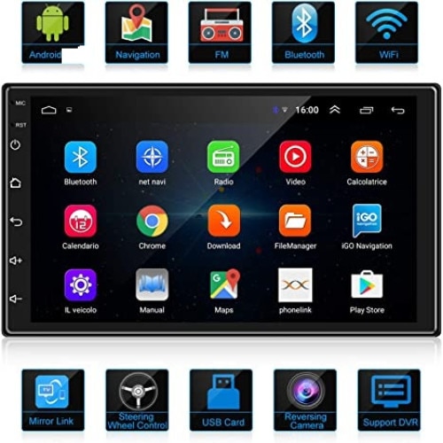 Multimedia cu navigatie Android 11, Wifi, GPS, Negru - eMAG.ro
