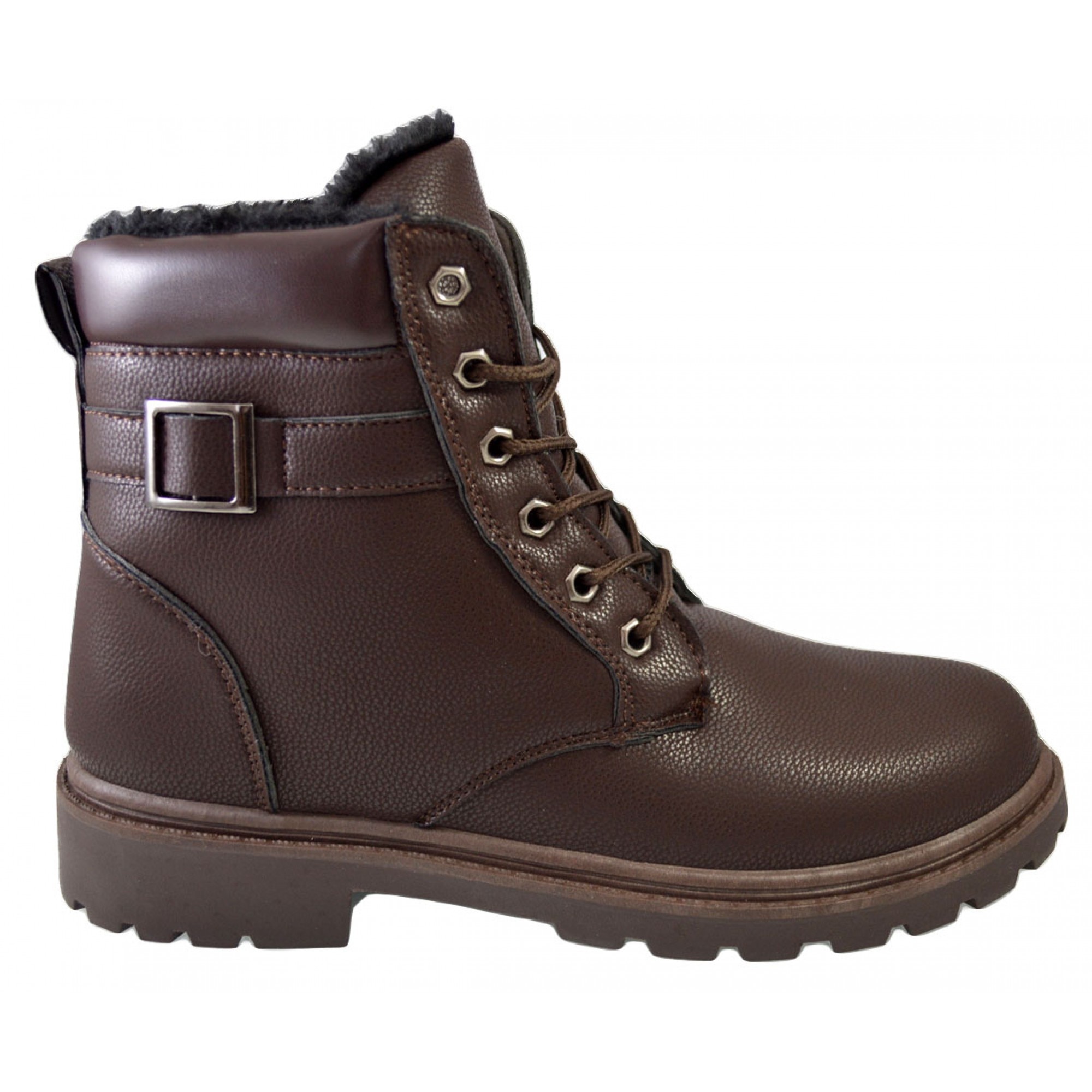 Bocanci Insulete Barbati Maro cu curea, Imblanite - MK II, 44 EU - eMAG.ro