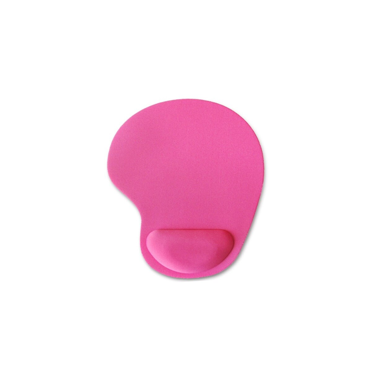 Mouse Pad, invelis exterior textil, cu suport incheietura, Roz - eMAG.ro