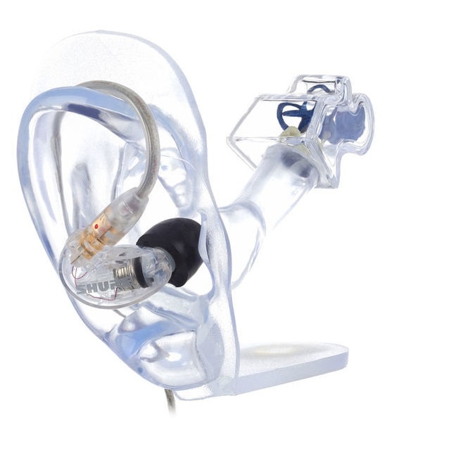 Casti audio profesionale in-ear Shure, Lungime cablului transparent 162 ...