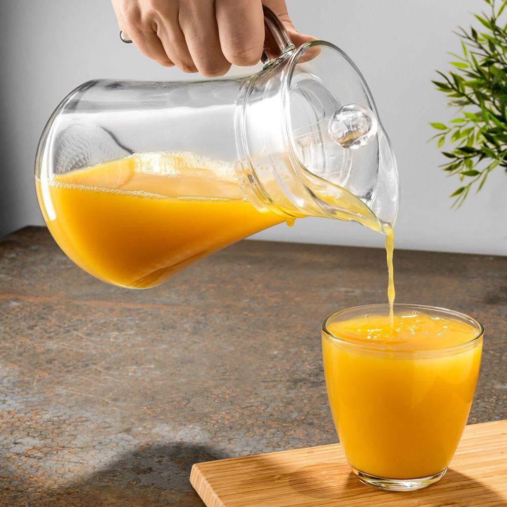 Carafa pentru apa, Vilde, Sticla, Transparent, 1.4 L - eMAG.ro