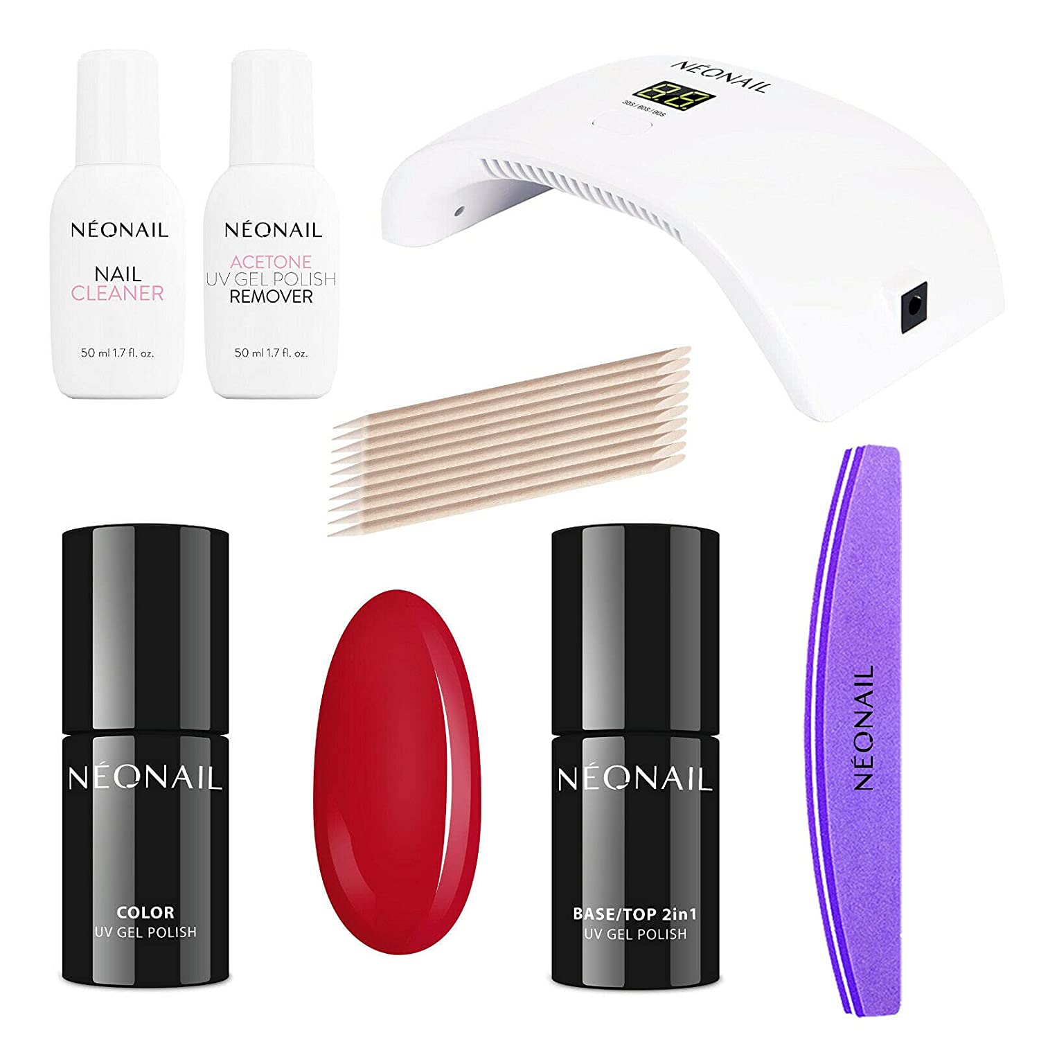 Kit unghii cu gel NeoNail, First Choice, pentru incepatori - eMAG.ro