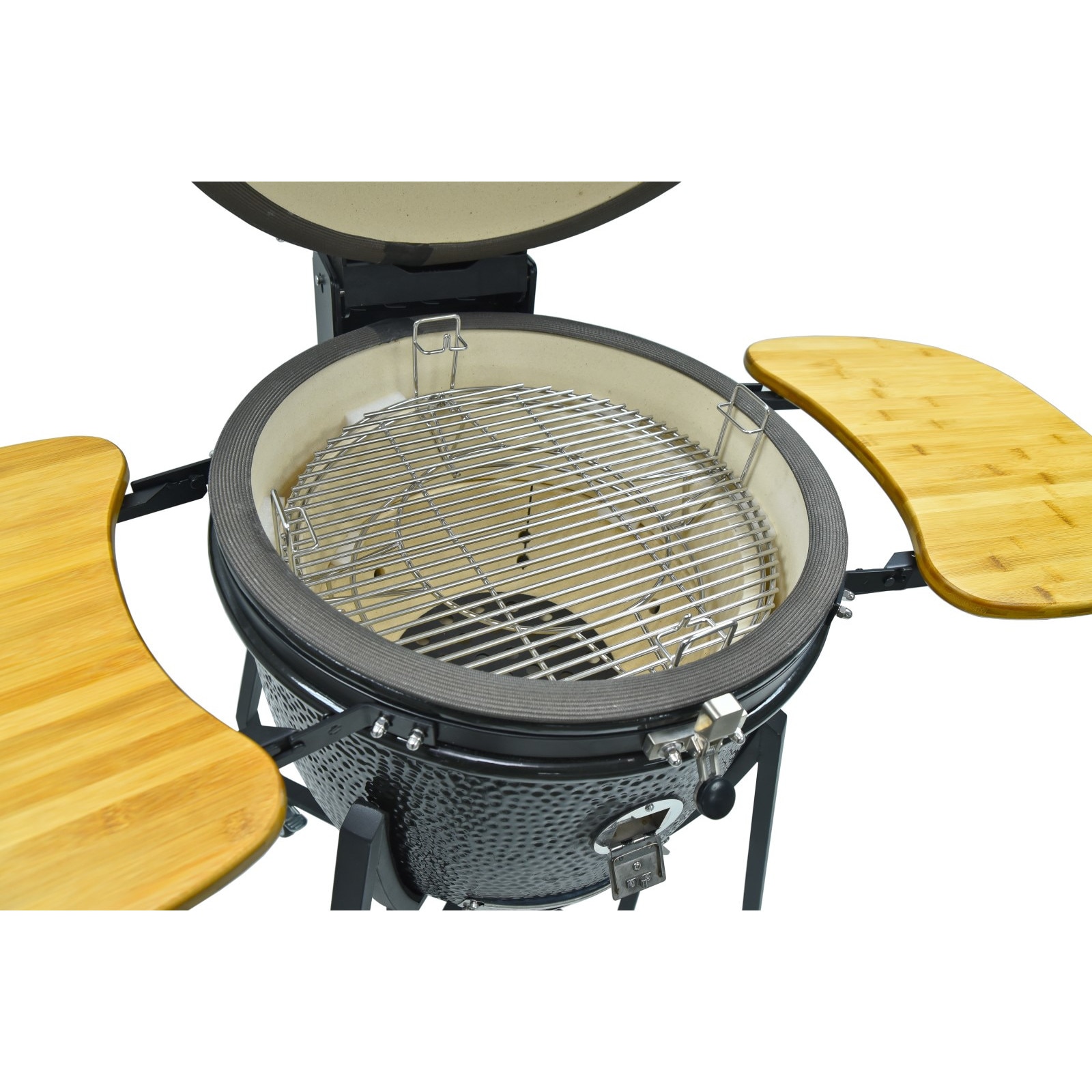 Gratar ceramic, Kamado Grill, diametru 24 inch/60cm, dispozitiv de ...