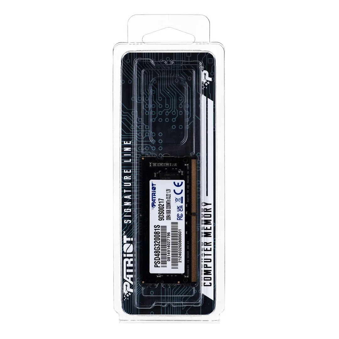 Memorie notebook Patriot 8GB, DDR4, 3200MHz, CL22, 1.2v - eMAG.ro