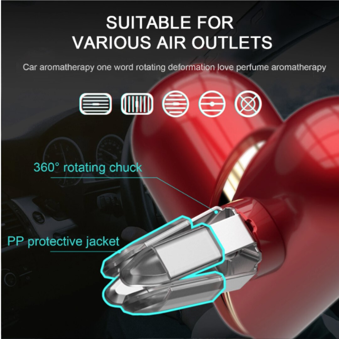 Difuzor auto aromaterapie in forma de inima sau capsula, Epic Concept ...