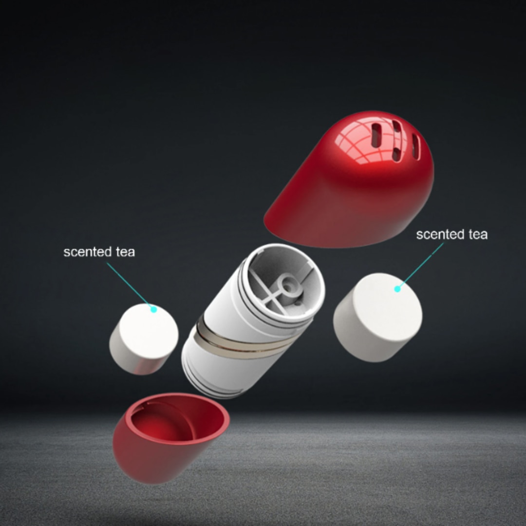 Difuzor auto aromaterapie in forma de inima sau capsula, Epic Concept ...