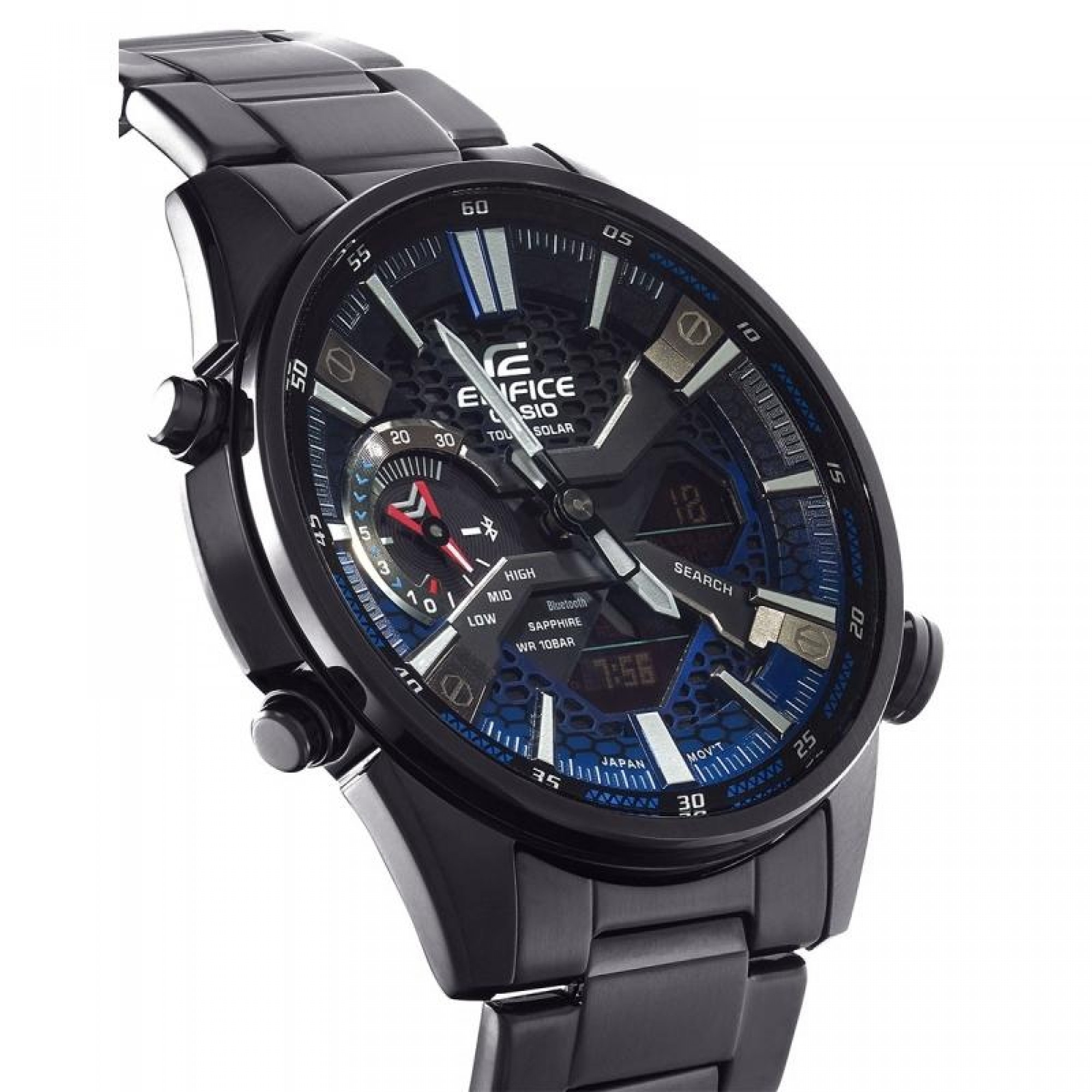 Мъжки часовник CASIO EDIFICE, Bluetooth Smartphone Link, ECB-S100DC-2A - eMAG.bg