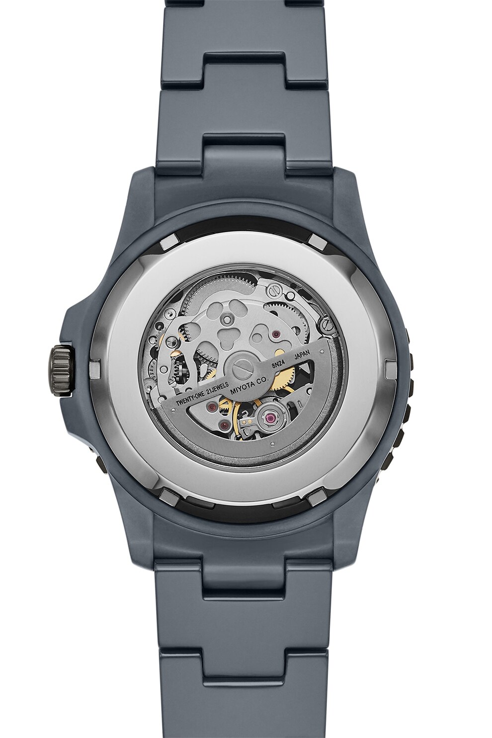 Fossil, Ceas automatic din ceramica, Gri antracit - eMAG.ro