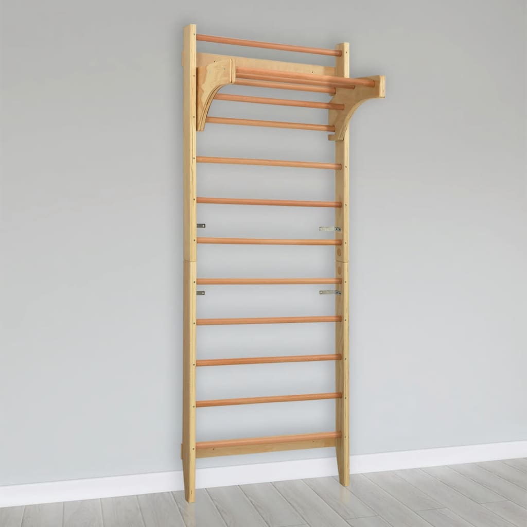 Spalier vidaXL, Lemn, 80 x 55 x 220 cm, Maro - eMAG.ro