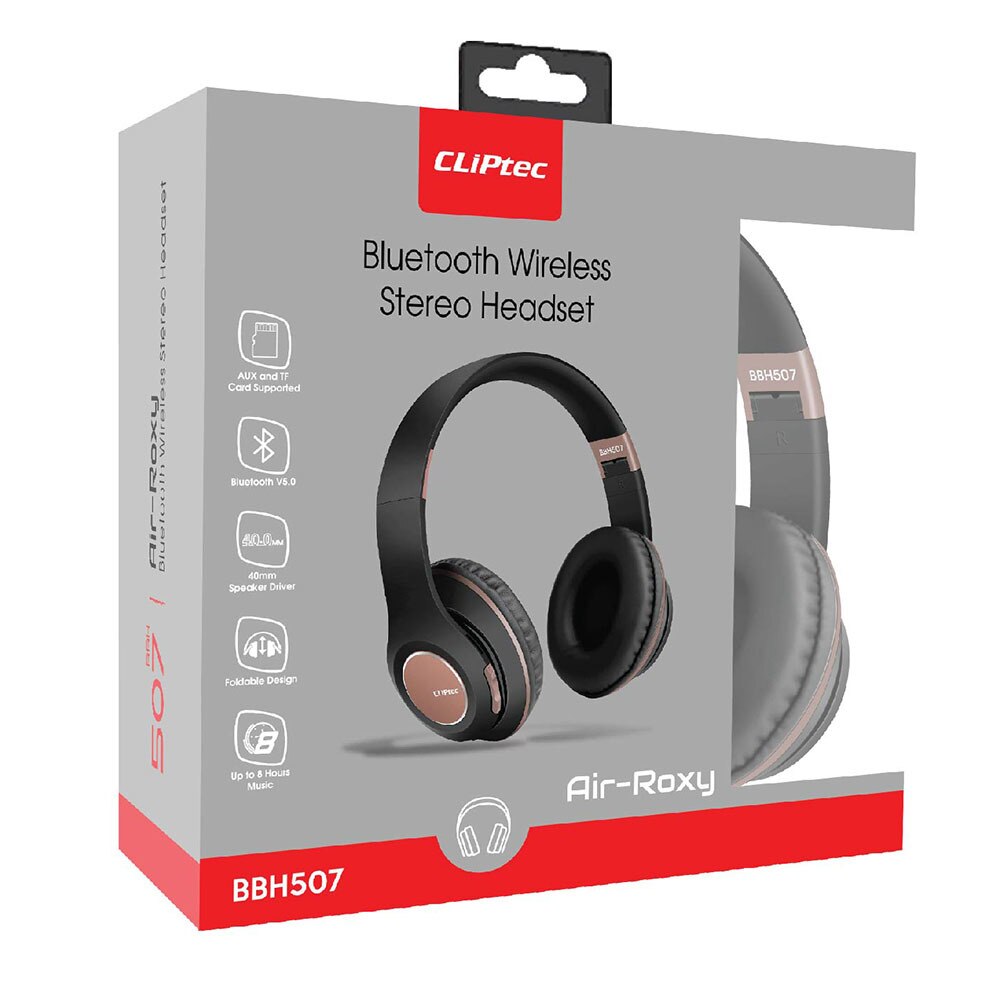 Casti Bluetooth, Cliptec, 150 mW, Negru - eMAG.ro