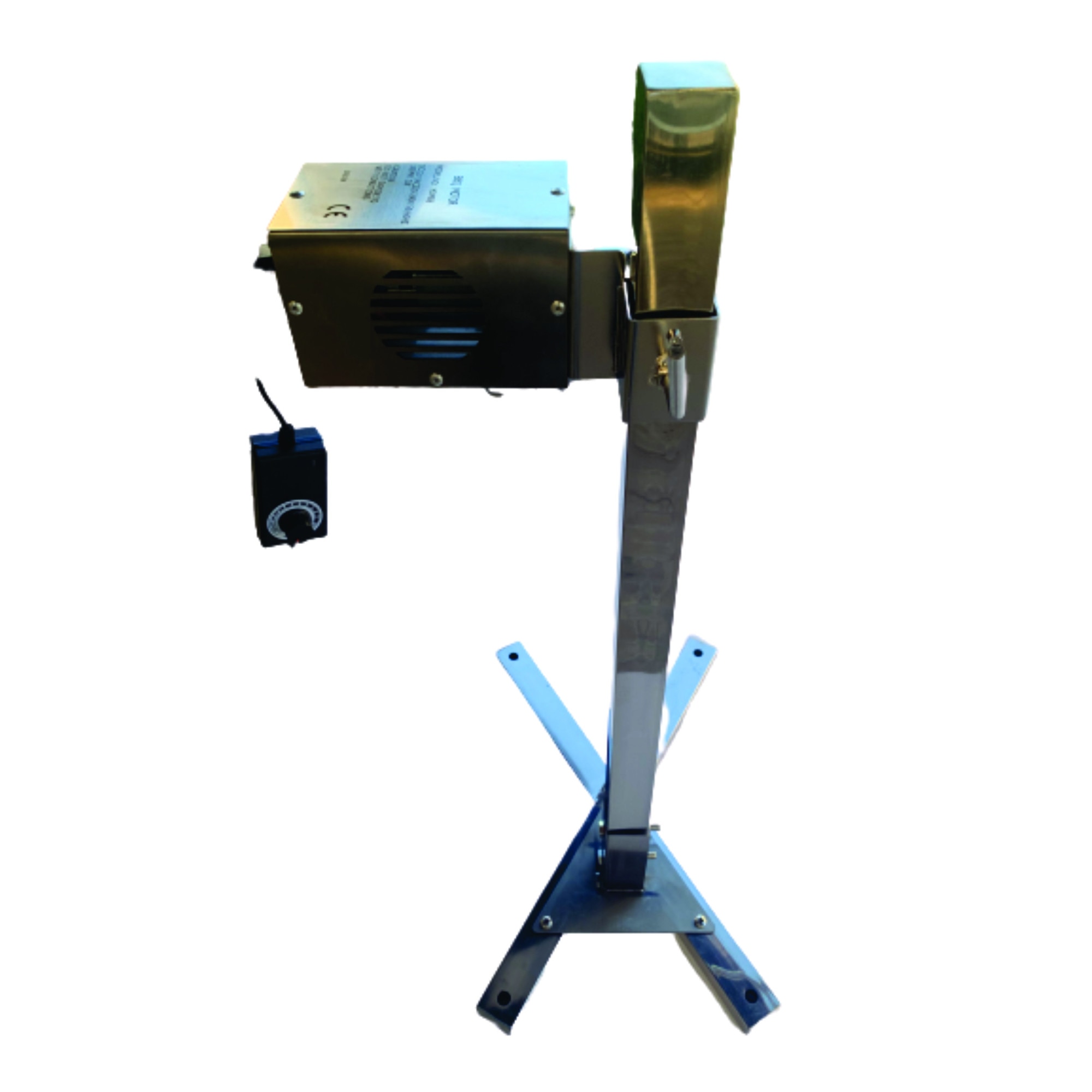 Rotisor portabil full inox, cu motor cu viteza reglabila 220V/12V - eMAG.ro