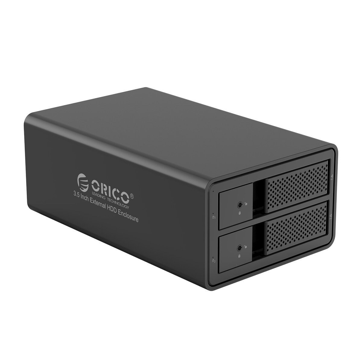 Rack extern HDD/SSD 2.5 si 3.5 inch cu 2 sloturi Orico, 5Gbps, 2x 16TB ...