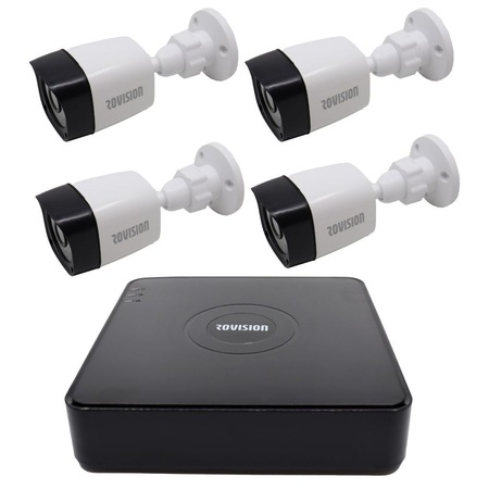 Sistem de supraveghere basic 4 camere video, rezolutie 2MP, Full HD IR ...
