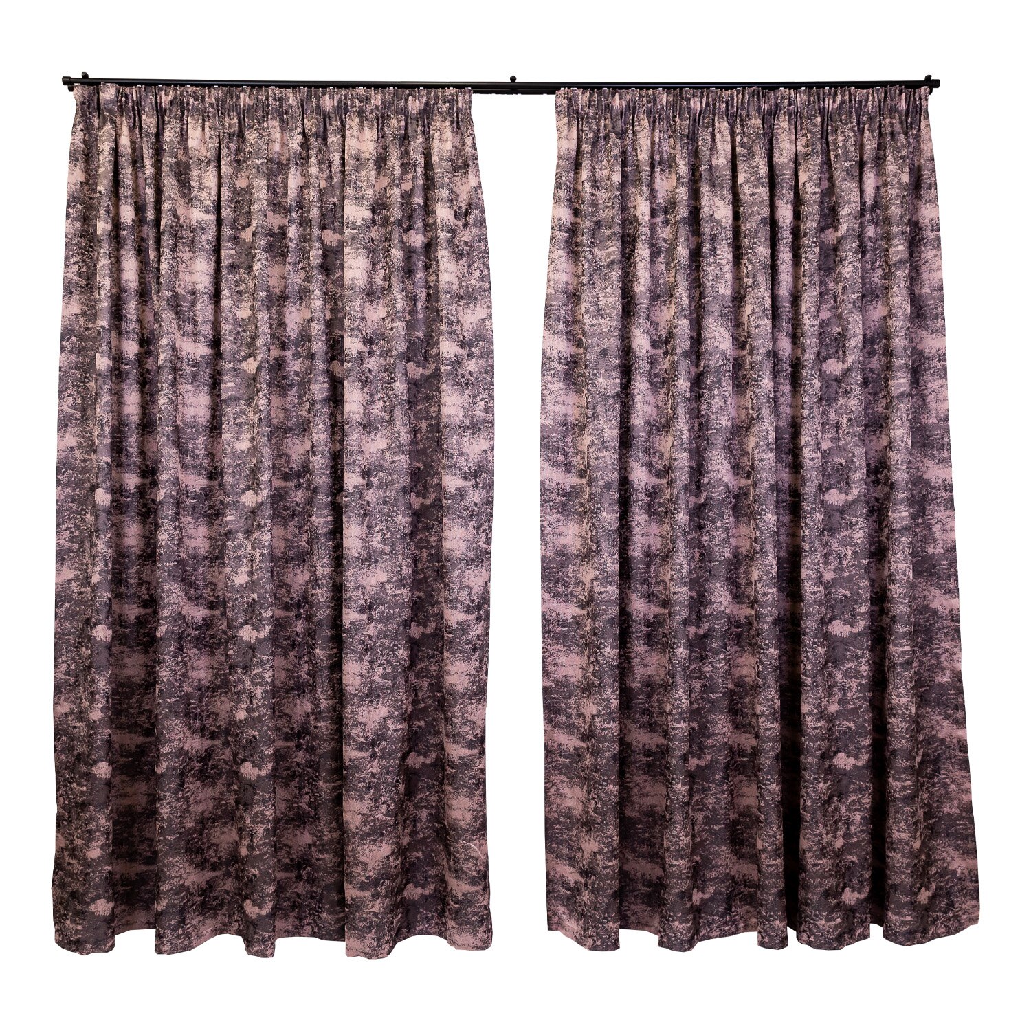 Set 2 draperii Hiko ROYAL SHINE roz 2x350x245cm, cu rejansa - eMAG.ro