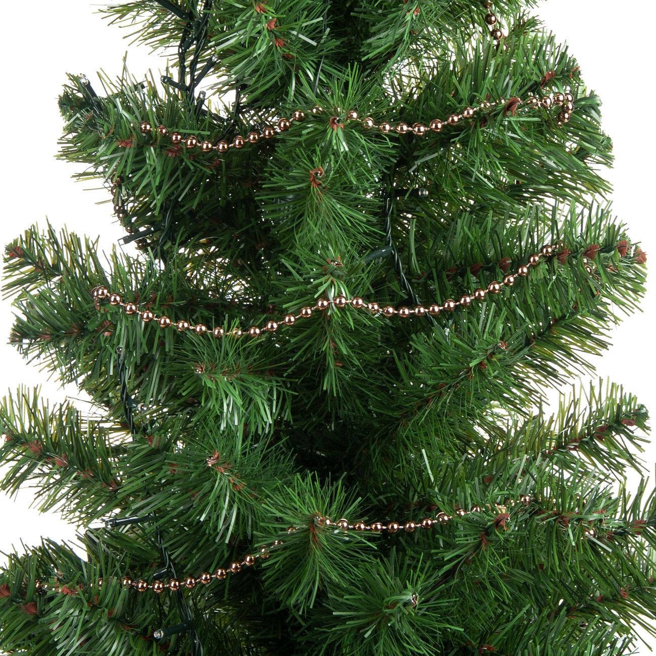 Sirag margele decorative, pentru Craciun, Amelex Solution, 8 m, maro ...