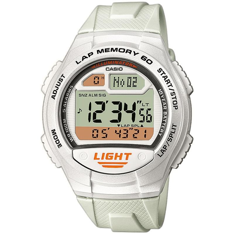Ceas dama Casio W-734-7AVEF Quartz Alb - eMAG.ro