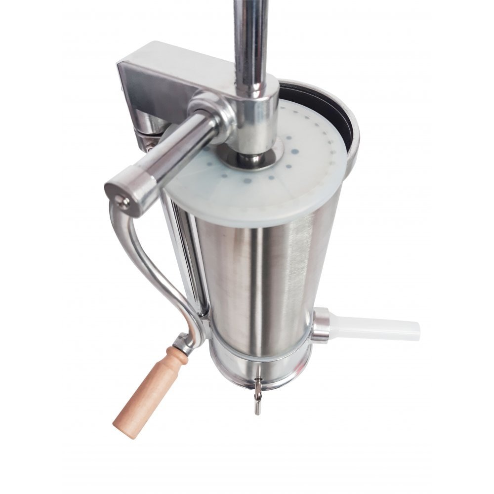 Aparat de umplut carnati vertical, inox, 3 kg, 4 palnii incluse - eMAG.ro