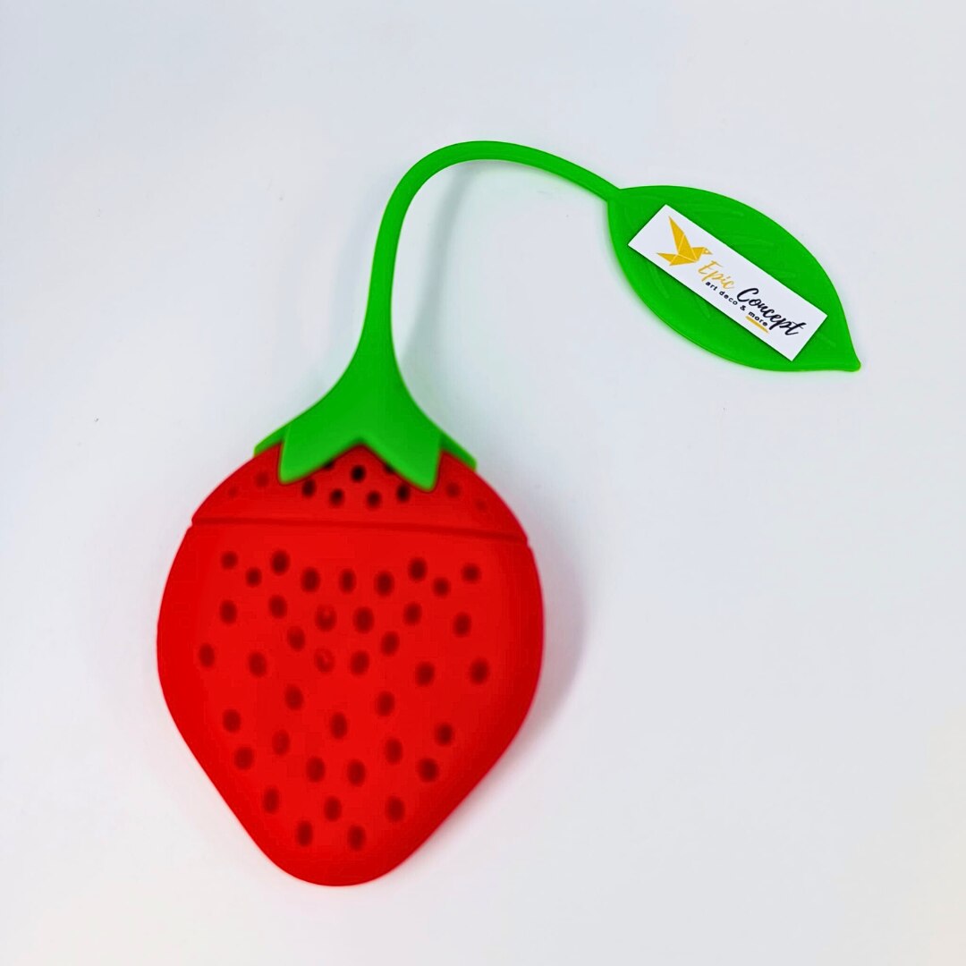 Infuzor de ceai din silicon, Epic Concept art deco & more®, Capsuna ...