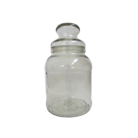 Set 9 borcane cu capac sticla si garnitura, 1,4 L, inaltime 21 CM - eMAG.ro