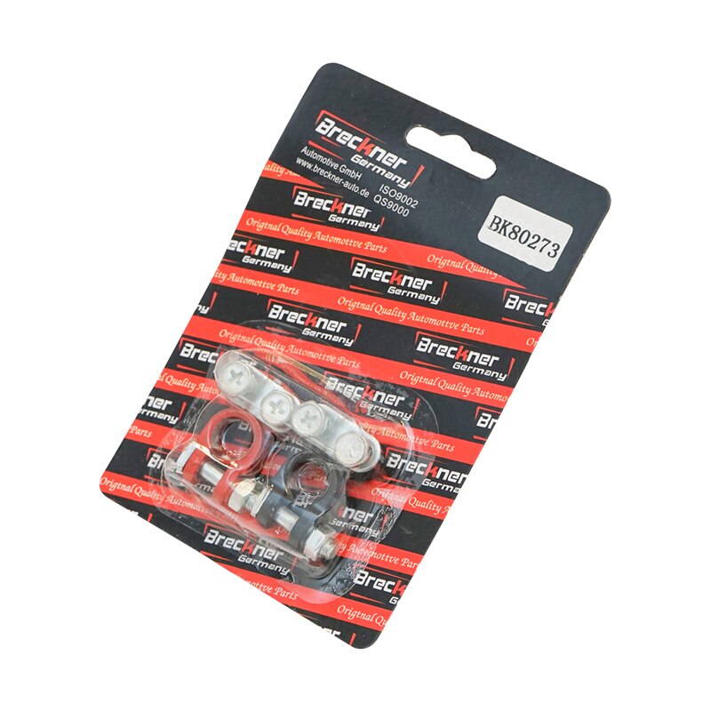 Set borne baterie rosu si negru Breckner Germany - eMAG.ro