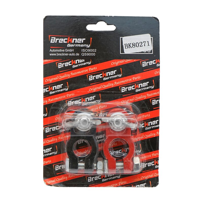 Set borne baterie Zn cu surub HD rosu si negru Heavy Duty Breckner ...