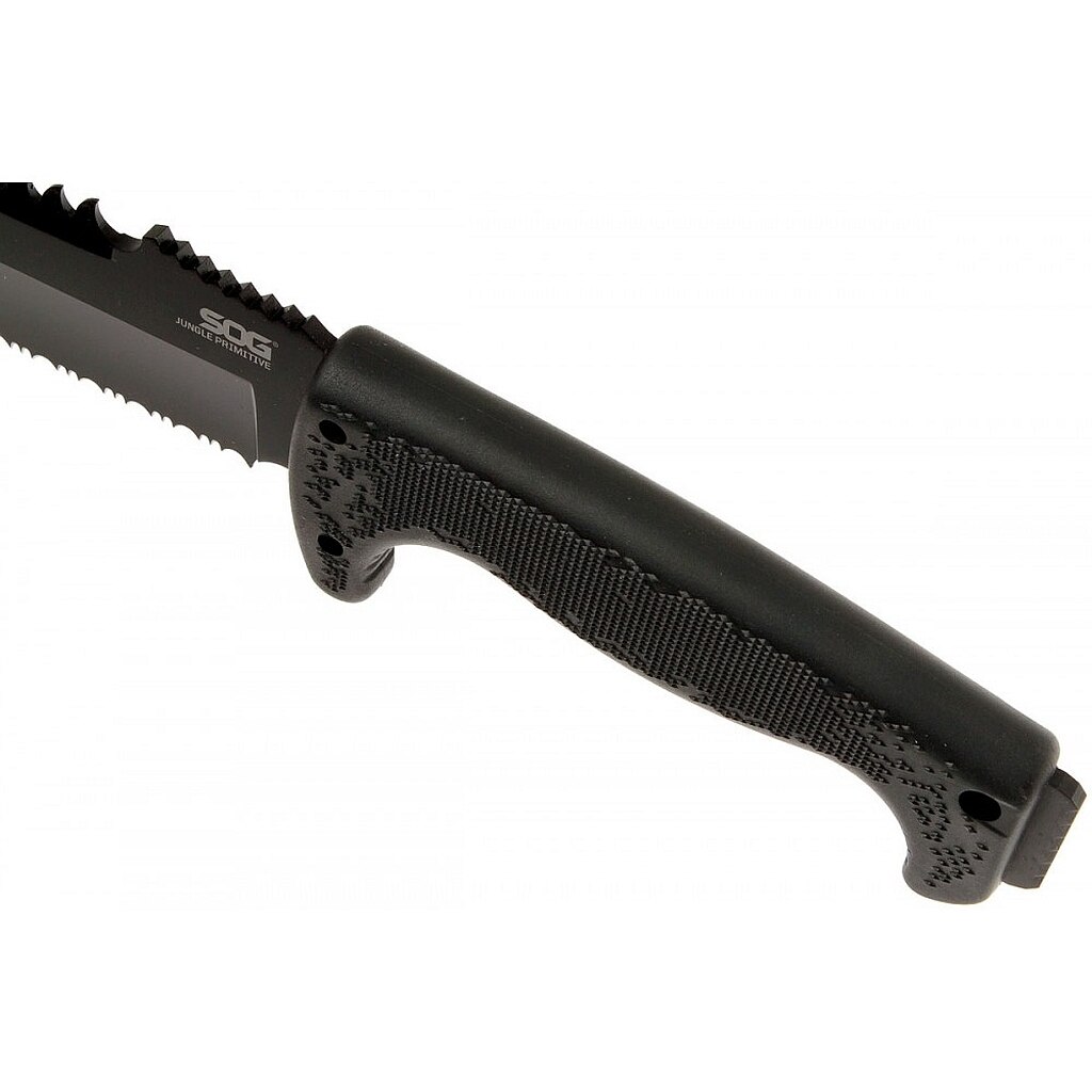 Cutit maceta pentru supravietuire SOG Jungle Primitive din inox, cu ...