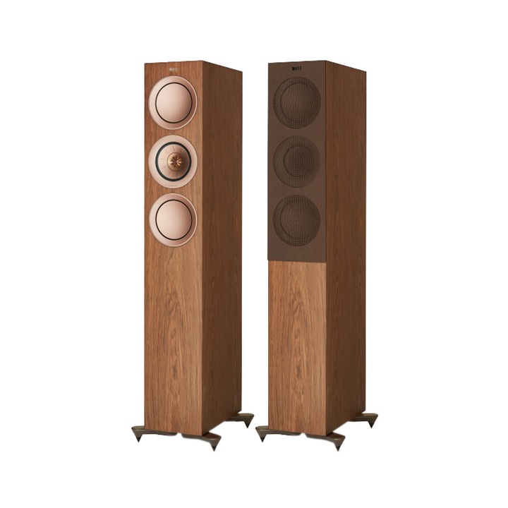 Set de Boxe Hi-Fi de Podea KEF R5, Walnut - eMAG.ro