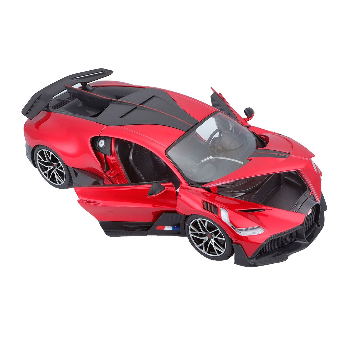 Macheta auto Bburago, Bugatti Divo, scara 1:18, rosu metalic - eMAG.ro