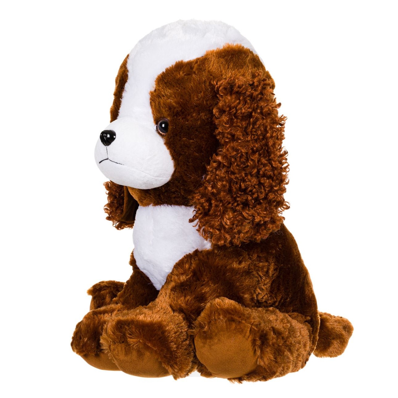 Catelus pufos de plus cu urechi mari, Marbest Grand Shop, 63,7 cm, maro ...