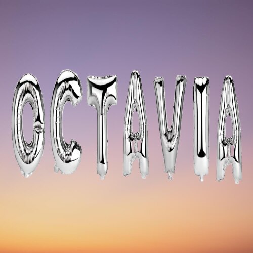 Комплект балони Octavia Name Letters, сребърен, 40 см - eMAG.bg