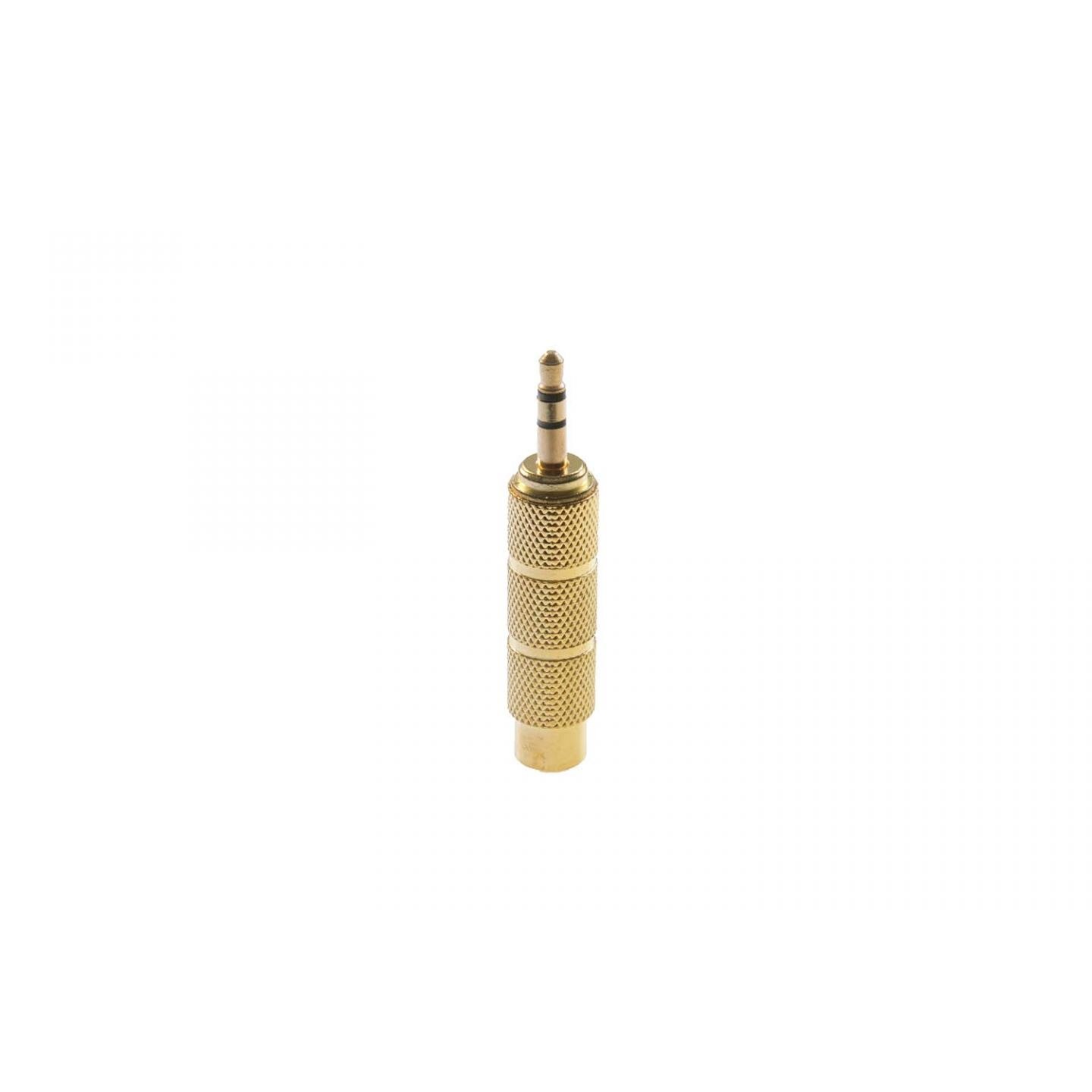 Adaptor mufa jack 6.35mm mama - 3.5mm tata Gold plated - eMAG.ro