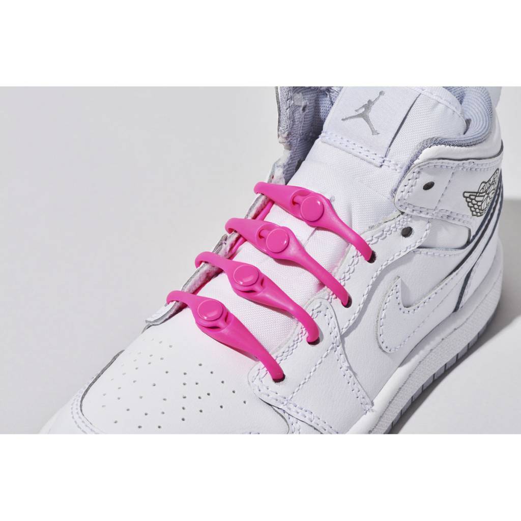 Set 10 sireturi elastice pentru copii Hickies,Roz, Marime universala ...