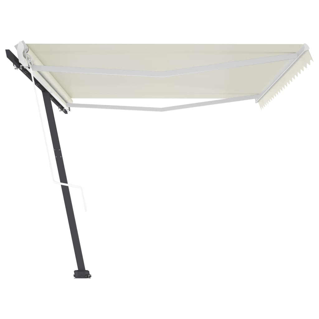 Copertina retractabila vidaXL, Aluminiu, 300 x 250 cm, Crem, 42.52 kg ...