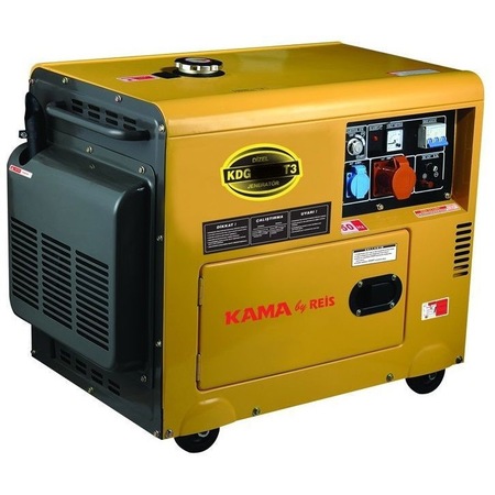 Generator Diesel KAMA in carcasa insonorizata KDK 7500 SC3 - eMAG.ro