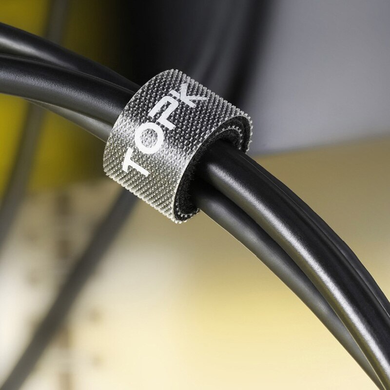 Set Coliere Velcro Reutilizabile pentru Organizare Cabluri, 10 coliere ...