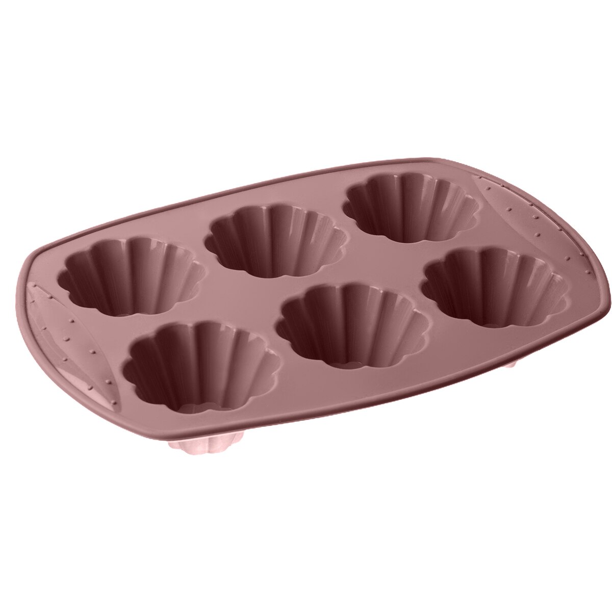 Forma copt briose 6 bucati, awwaline, silicon, roz - eMAG.ro