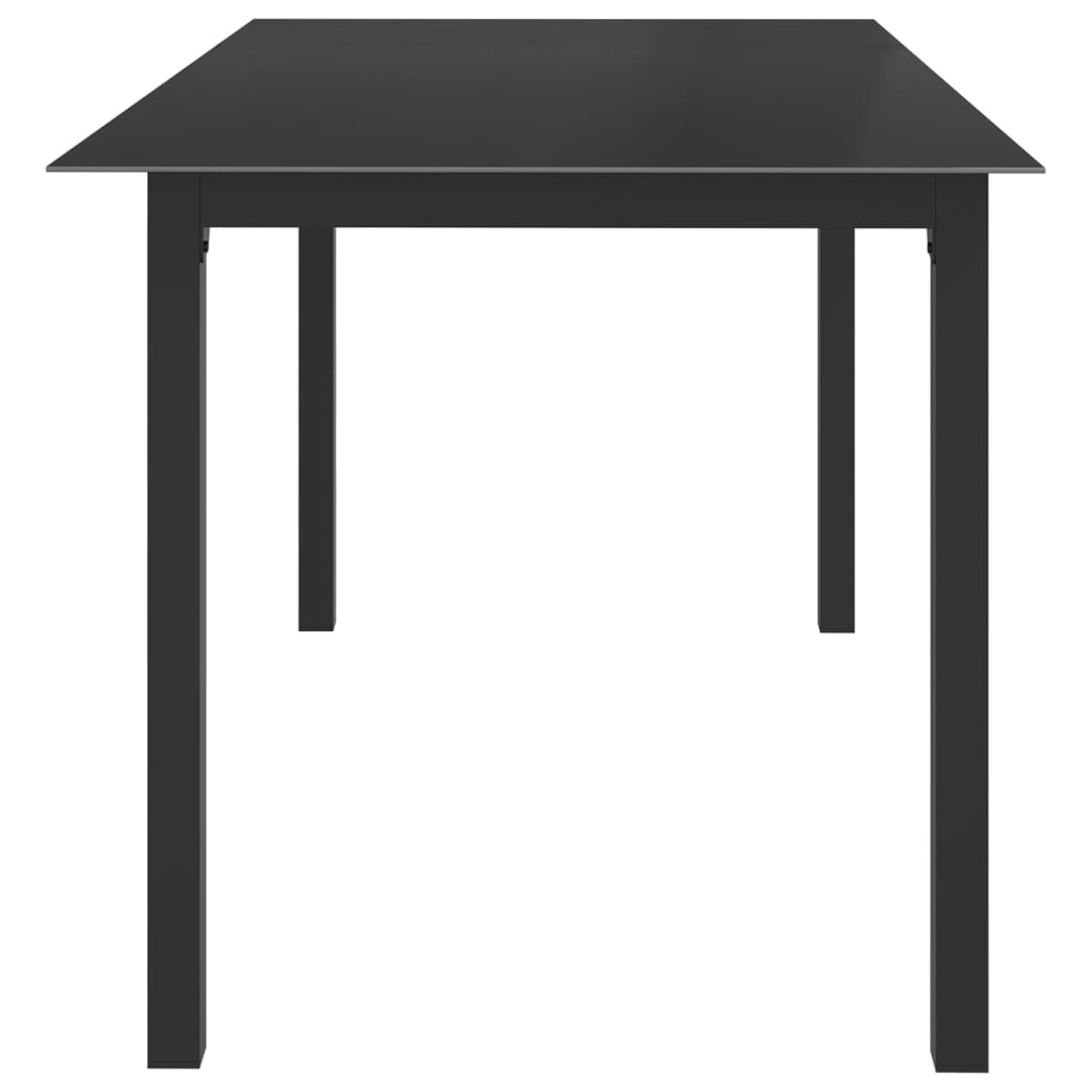 Set mobilier de bucatarie vidaXL, Aluminiu, Antracit,150 x 90 x 74 cm ...