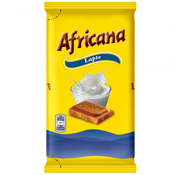Pachet 22 x Ciocolata Africana cu lapte 90 g - eMAG.ro