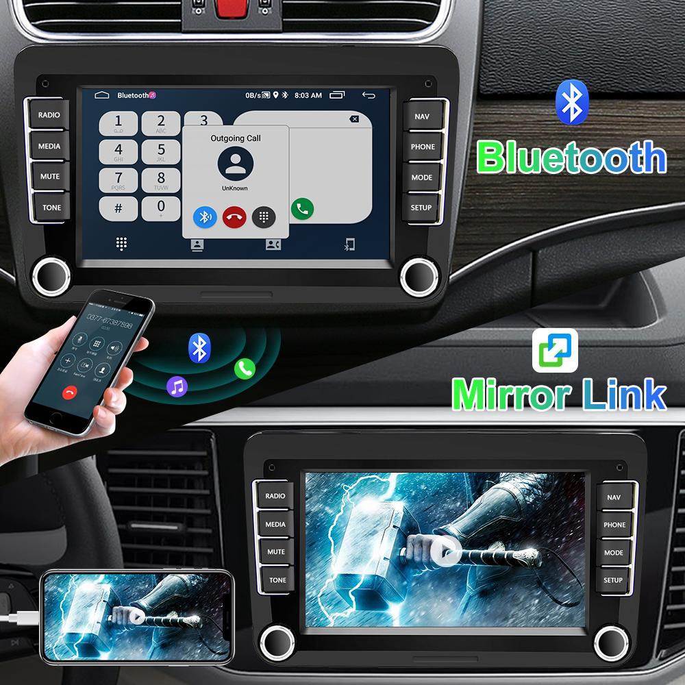 Navigatie dedicata cu Android VW 1GB RAM, Radio GPS Dual Zone, display ...