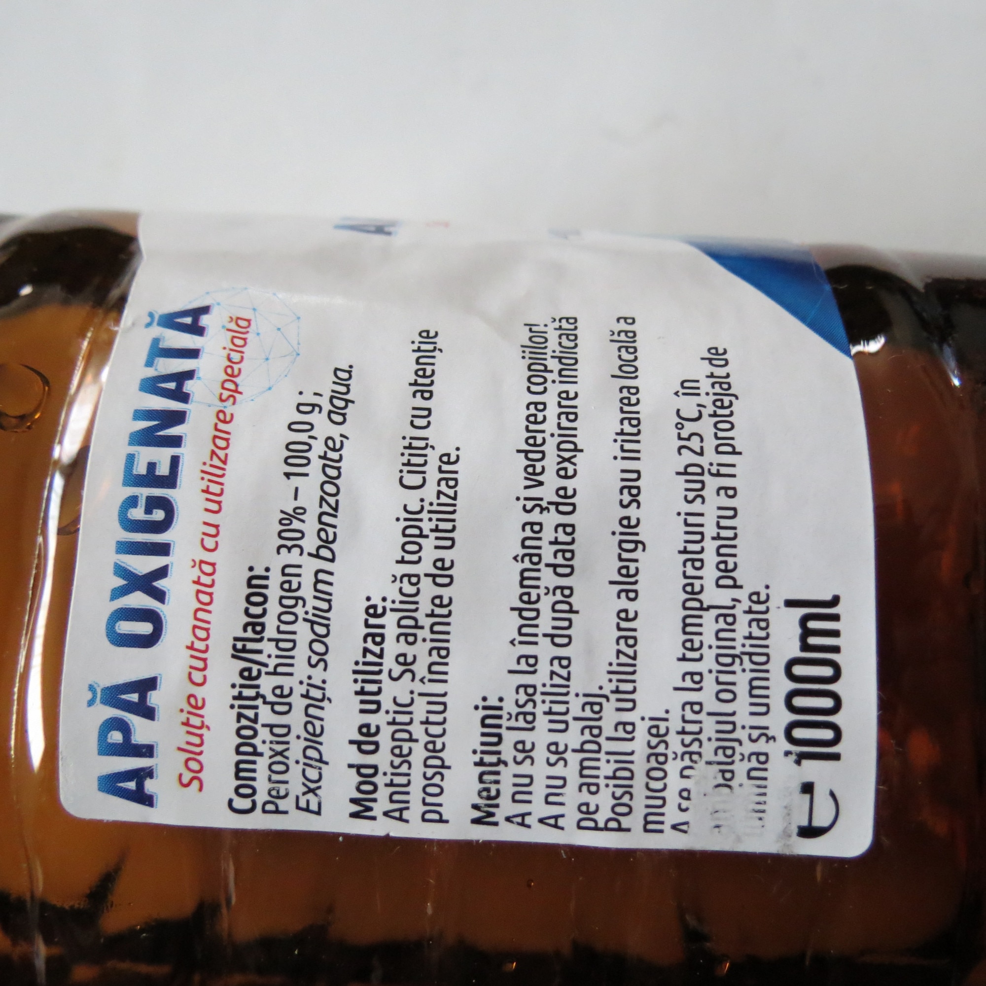Apa oxigenata Farmaco, 3%, 1000 ml - eMAG.ro