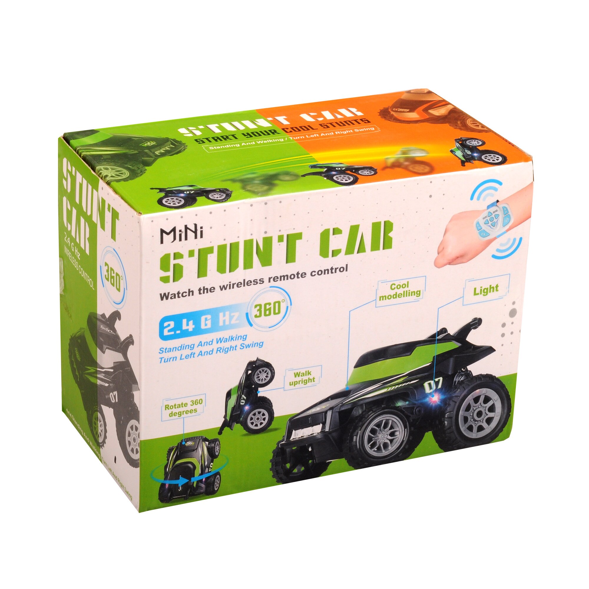 Masinuta electrica pentru cascadorii si curse, cu telecomanda 2.4GHz ...