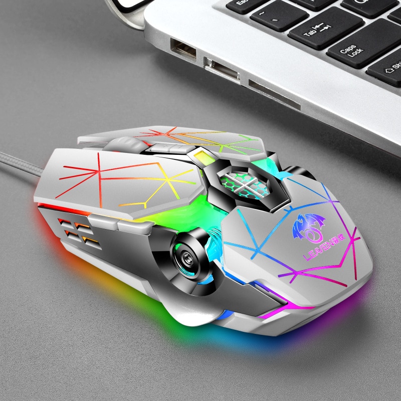 Mouse Gaming Star Optical Leaven profesional Esports, cablu usb ...