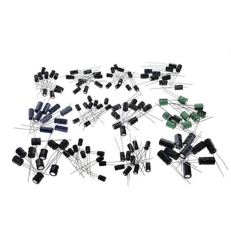 Set Condensator electrolitic aluminiu, 12 valori, 120 bucati - eMAG.ro