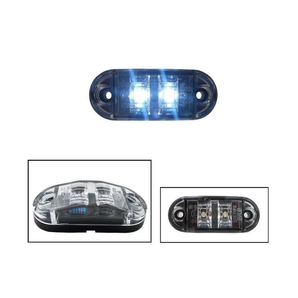 Lampa Laterala Semnalizare Flexzon, Gabarit, Led, Alb, 24V - eMAG.ro